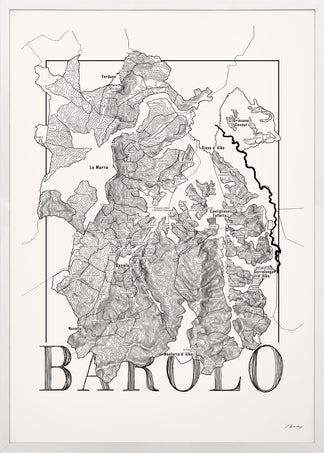 Barolo wine map – Brushery