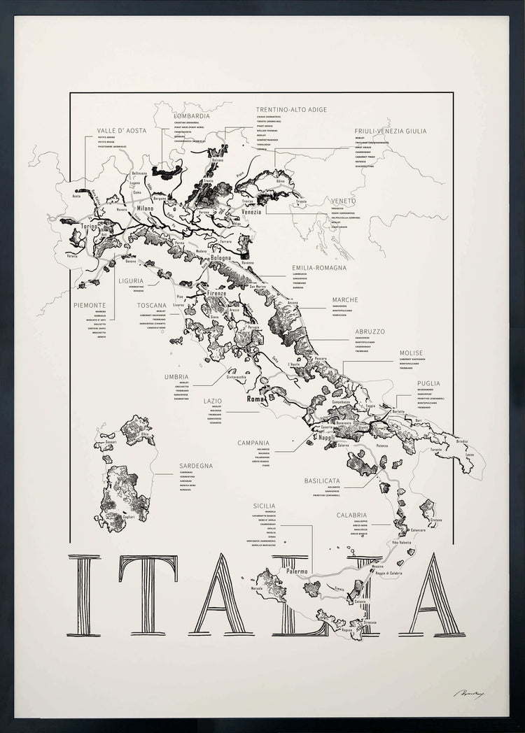 Wine Map Posters - Let your passion for wine flourish – Brushery