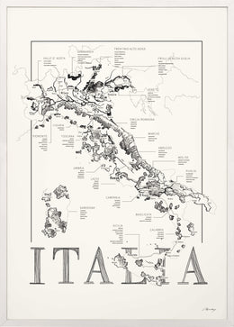 Italia wine map – Brushery