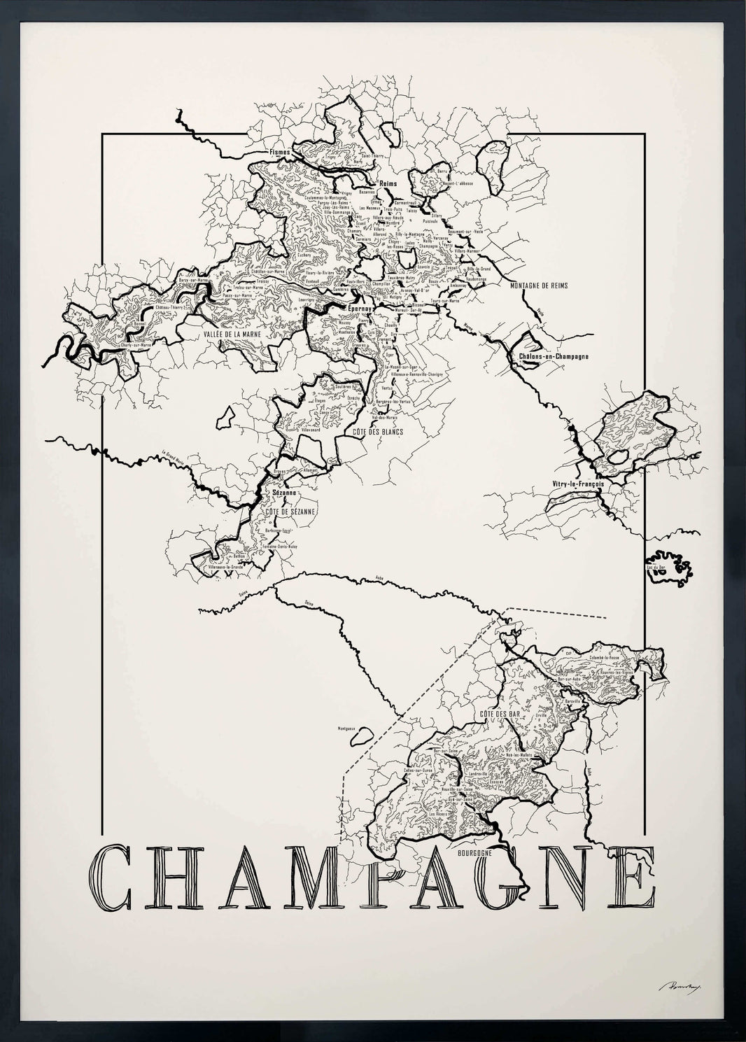 Wine Map Posters - Let your passion for wine flourish – Brushery