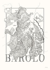 Barolo wine map – Brushery
